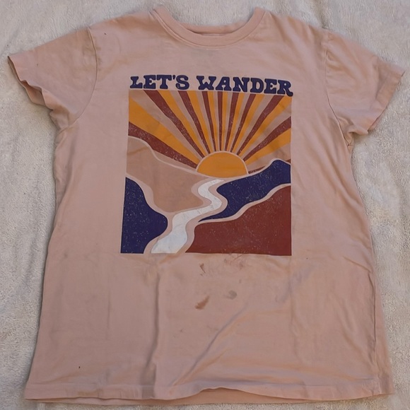 Target | Tops | Pink Graphic Tshirt From Target | Poshmark